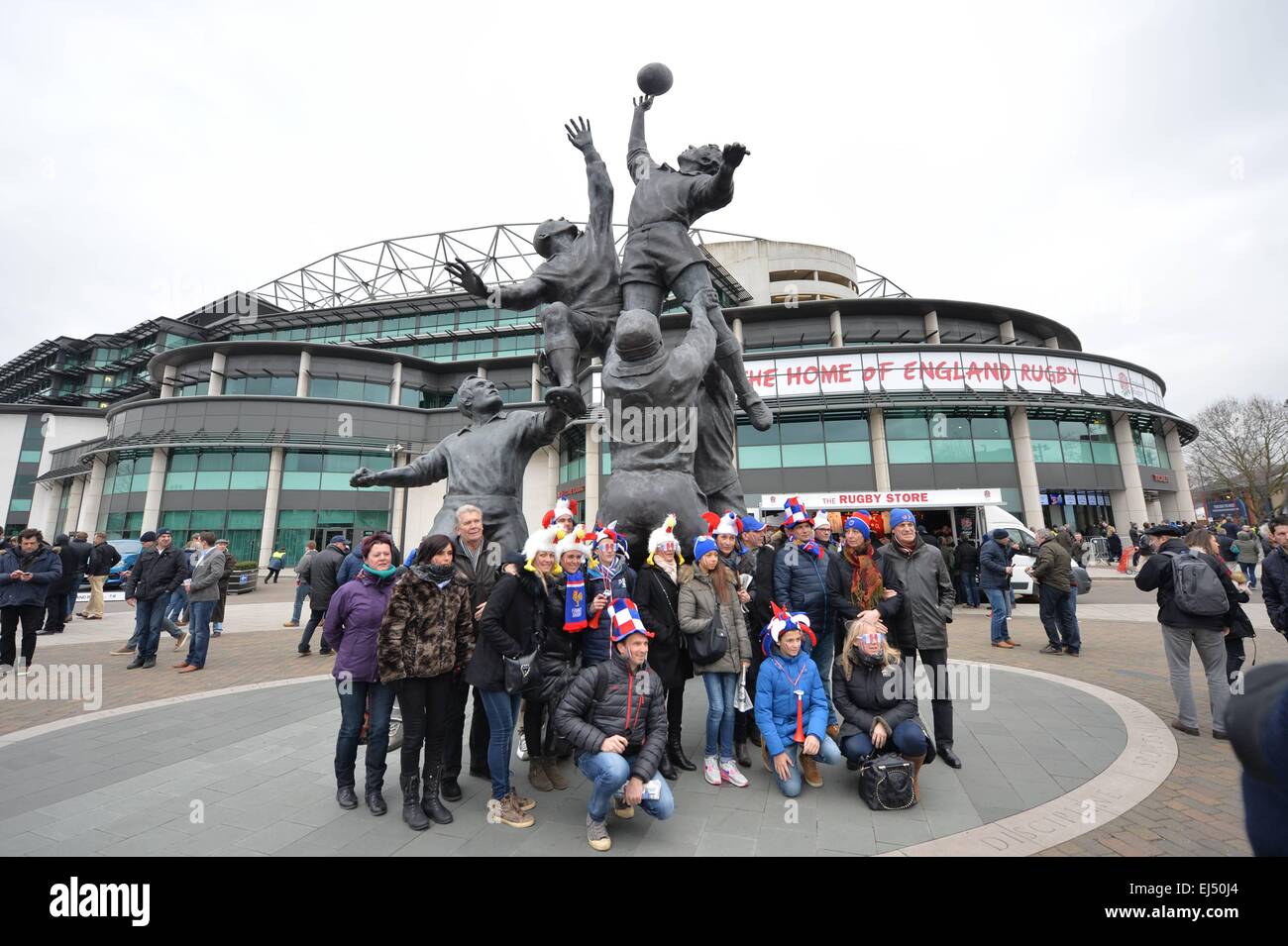 2015 Twickenham, London England. 6 Nations Rugby international. England ...