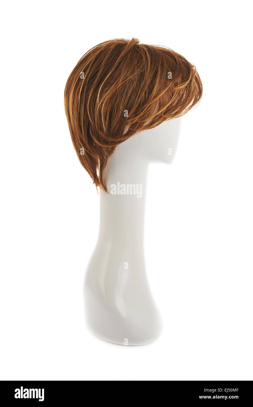 Hair wig over the mannequin head Stock Photo - Alamy