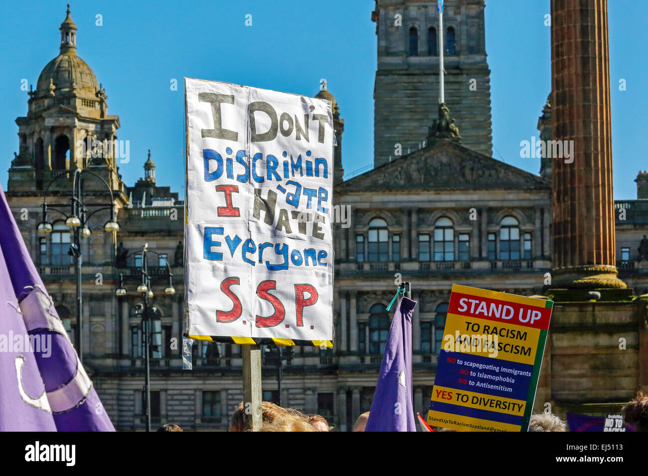 United nations human rights flag hi-res stock photography and images ...
