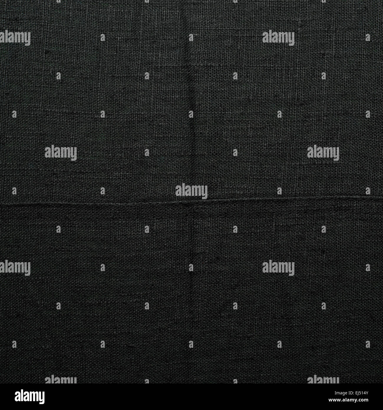 Black linen cloth fragment Stock Photo - Alamy