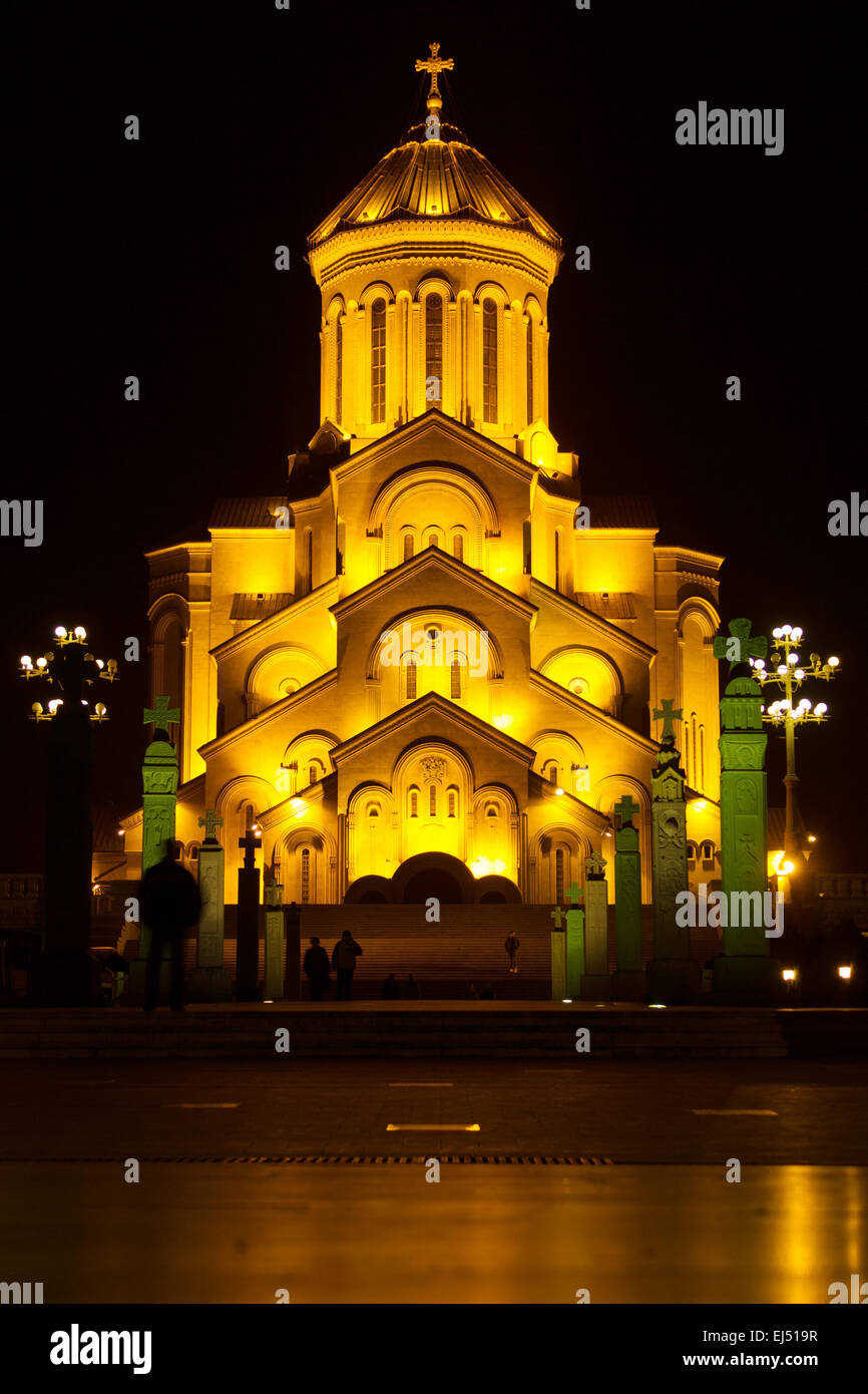 Holy Trinity Cathedral of Tbilisi Sameba Stock Photo - Alamy