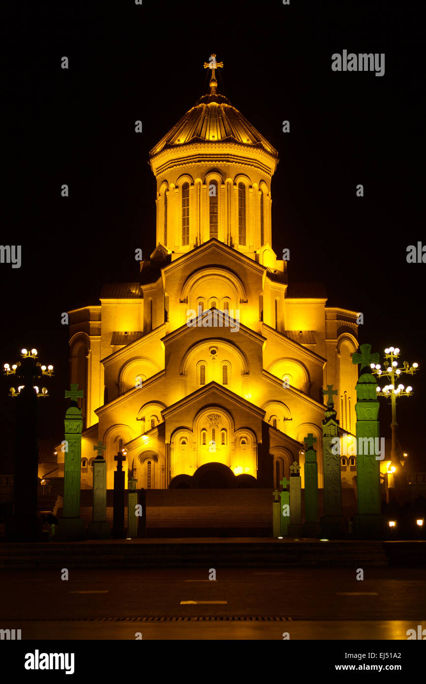 Sameba cathedral of the holy trinity hi-res stock photography and ...