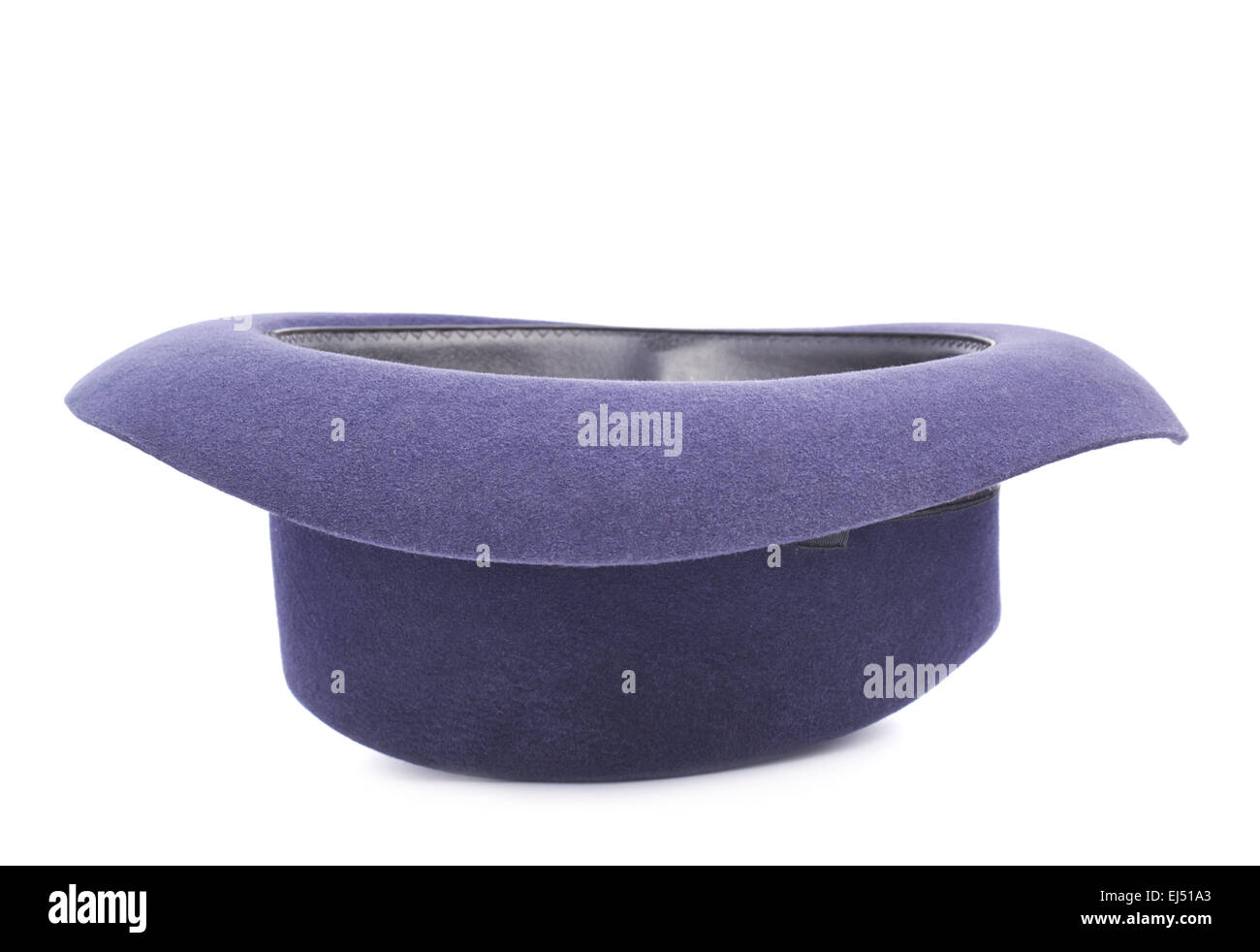 Dark blue hat isolated Stock Photo - Alamy