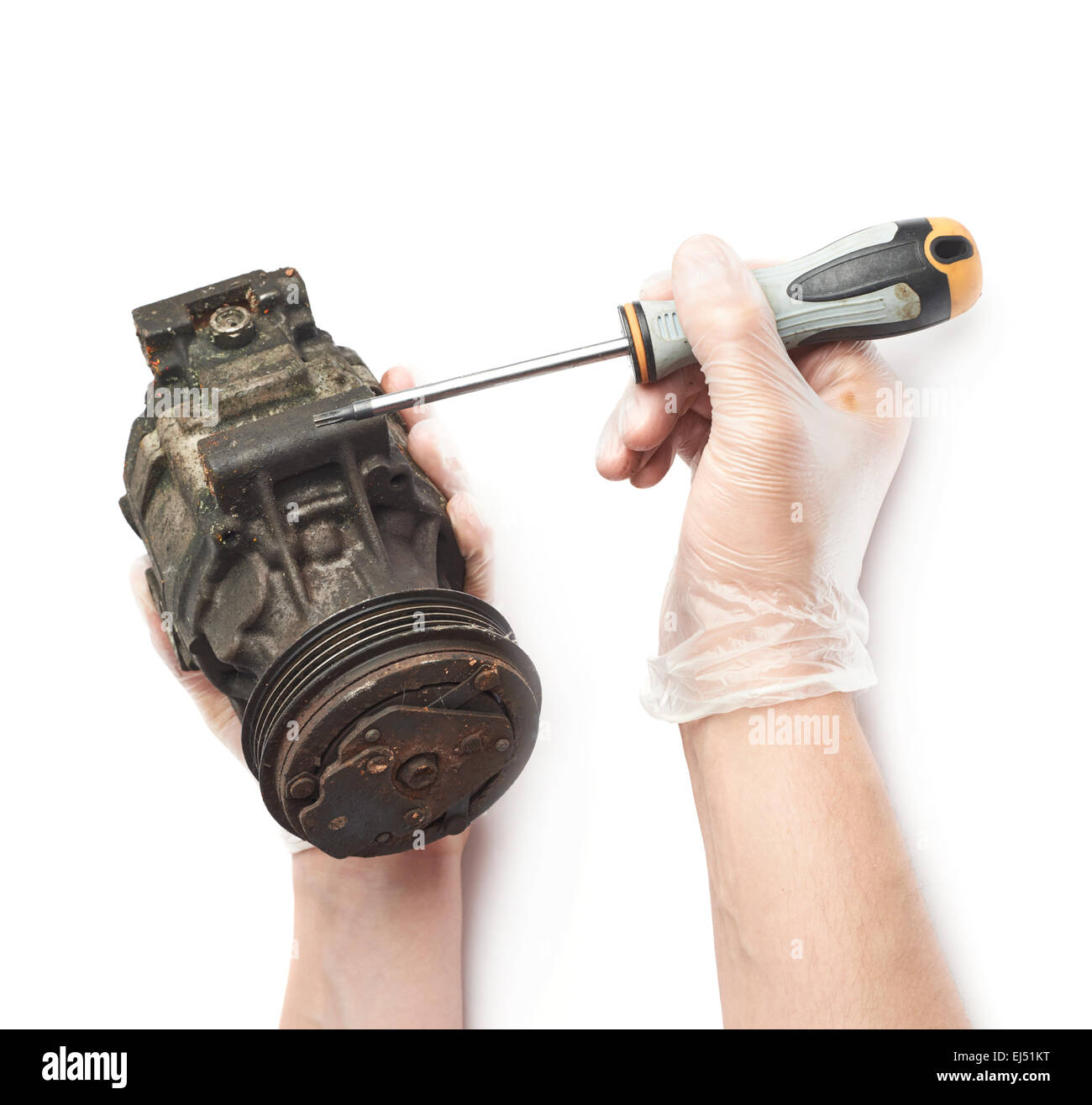 Vehicle disassembly Cut Out Stock Images & Pictures - Alamy