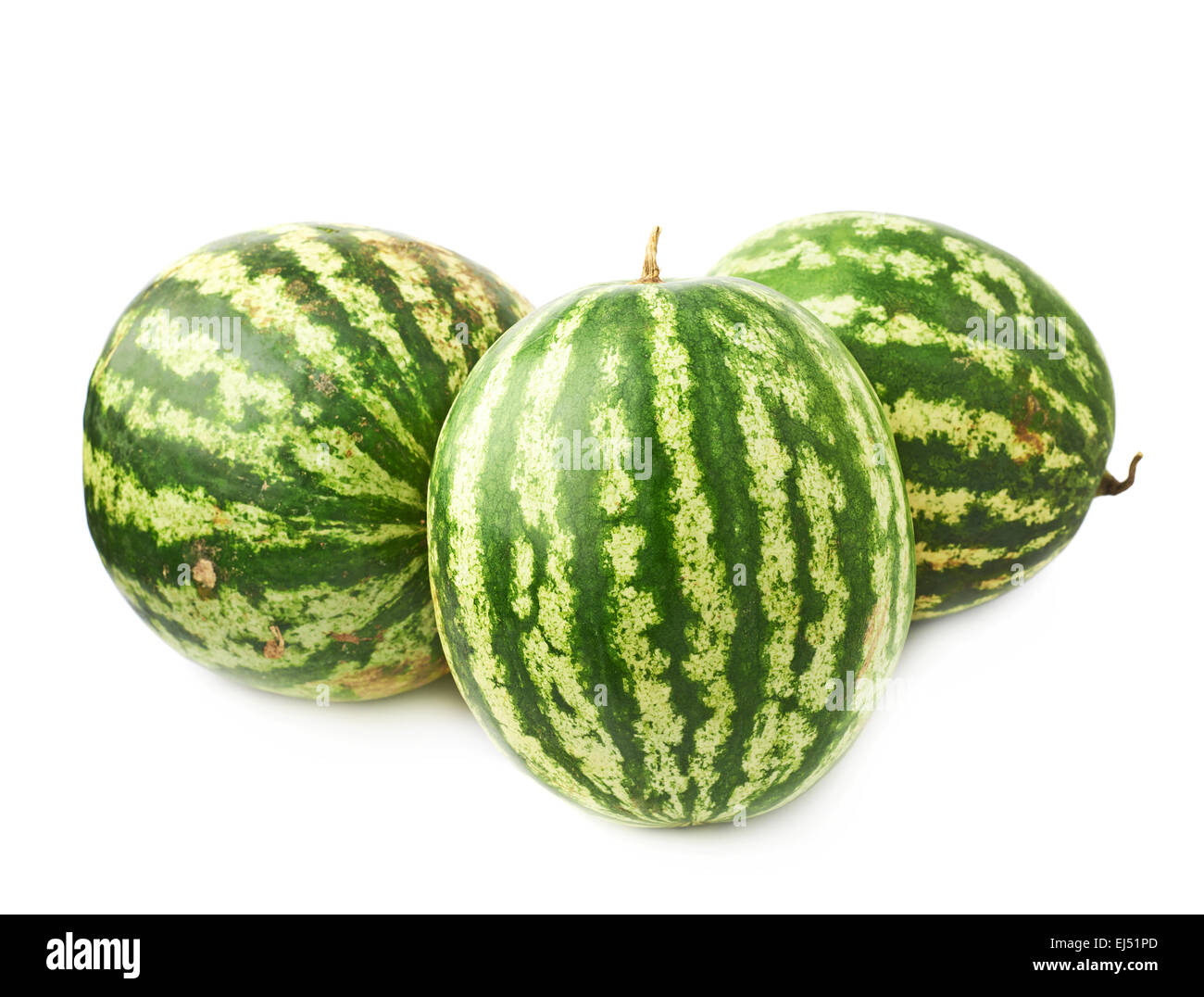 Green watermelon fruit composition isolated Stock Photo - Alamy