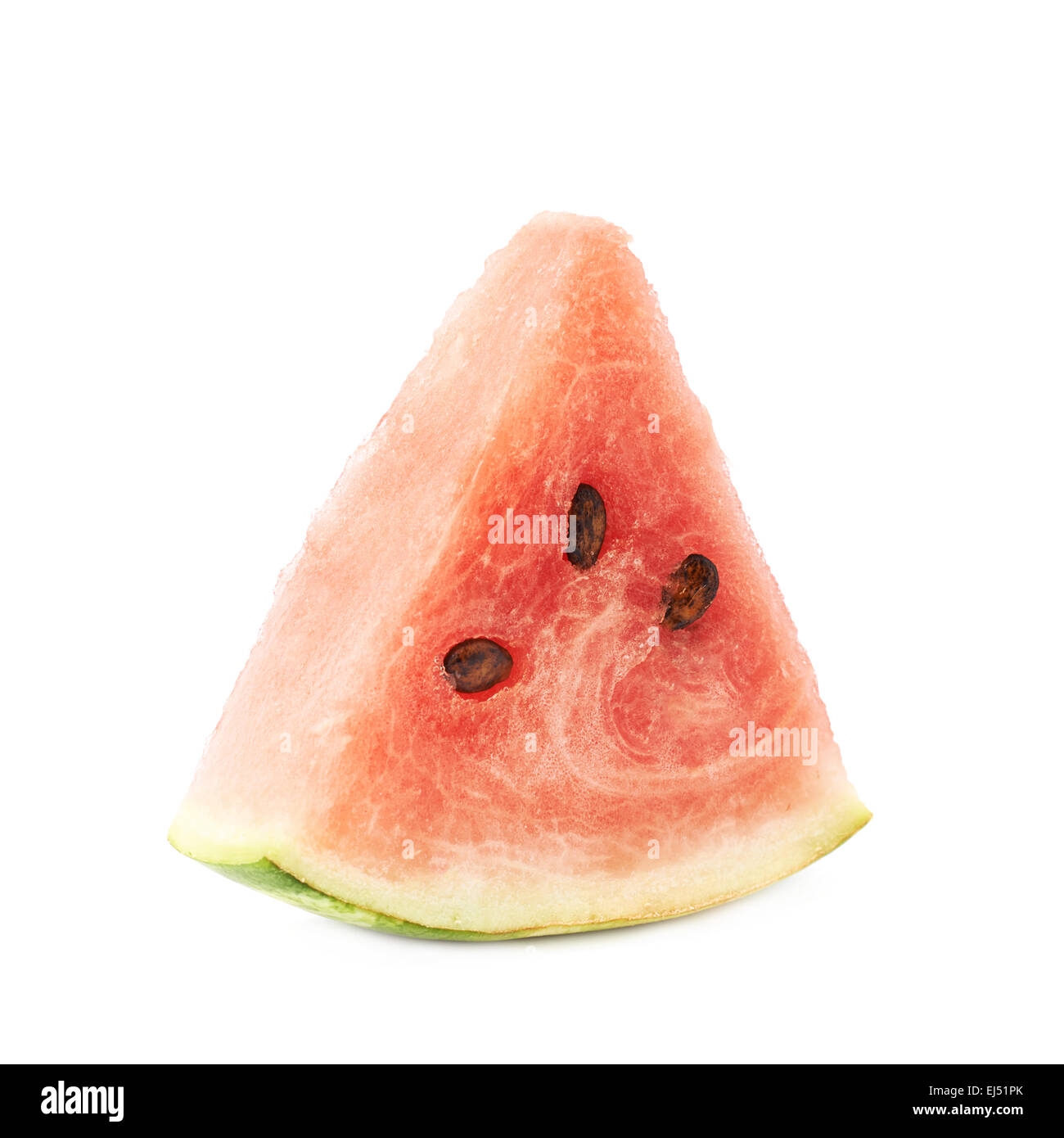 Triangle shaped watermelon slice isolated Stock Photo - Alamy