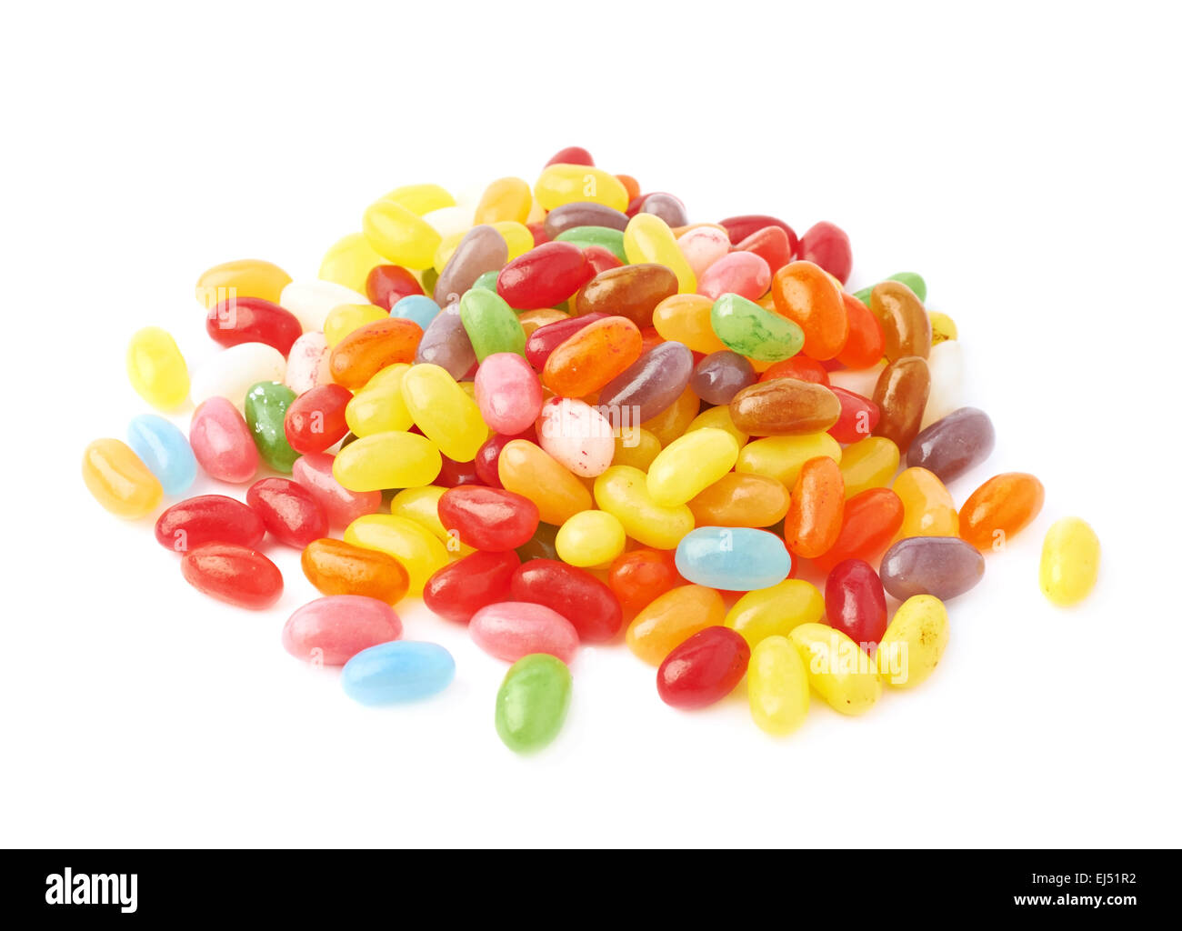 Pile of multiple jelly bean candies Stock Photo - Alamy