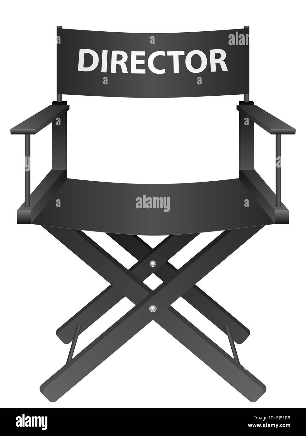 Producer chair on a white background. Vector illustration Stock Photo - Alamy