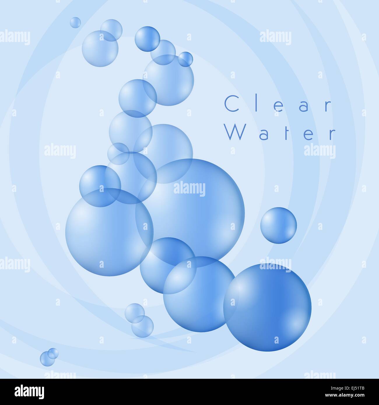 Fresh water river in Stock Vector Images - Alamy