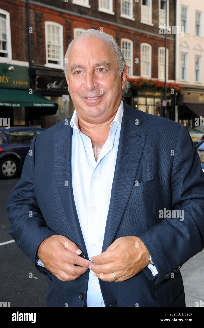 Philip Green at London Fashion Week Featuring: Sir Philip Green Where ...