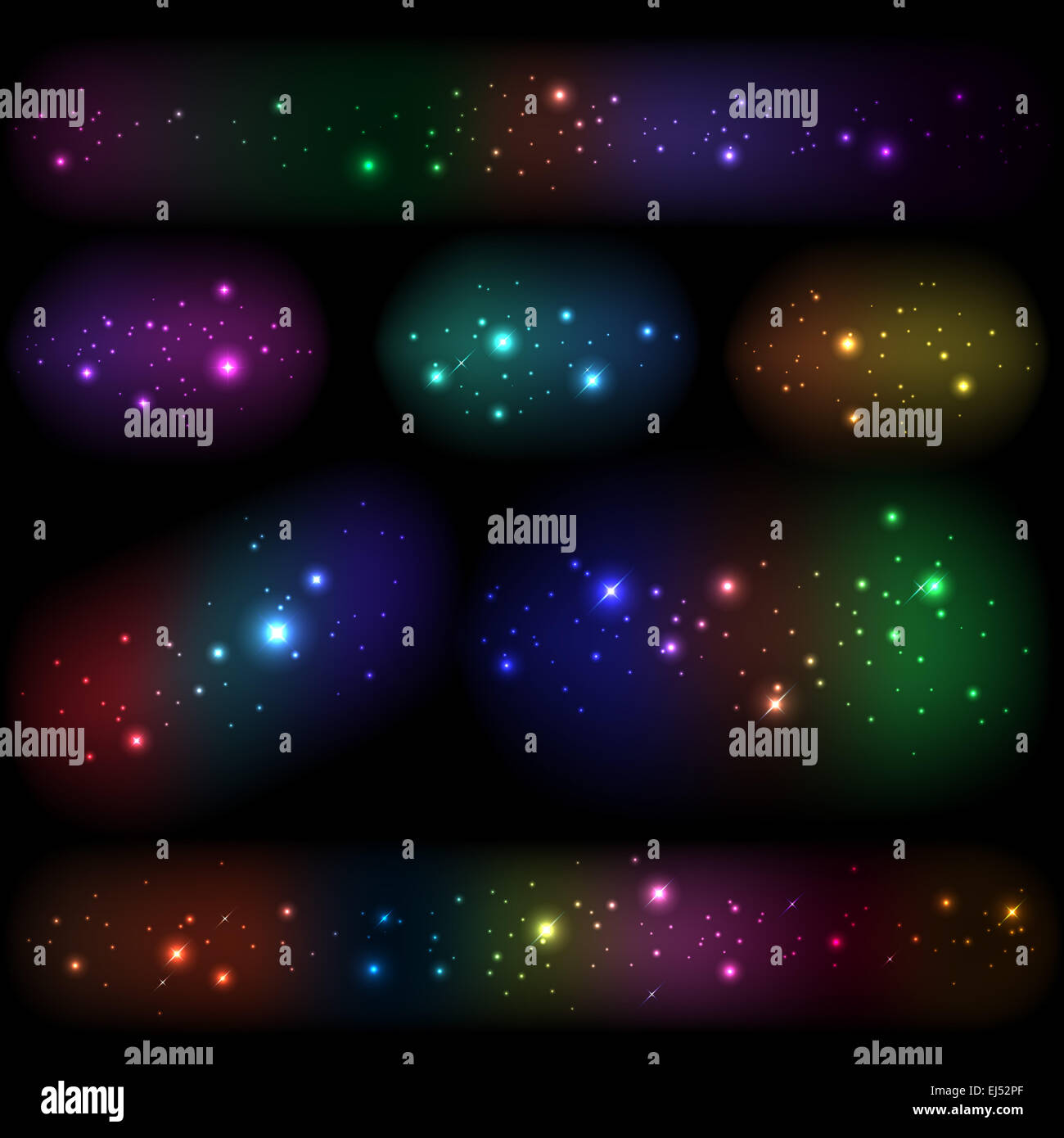 Collection of different luminous elements. Mesh.This file contains ...