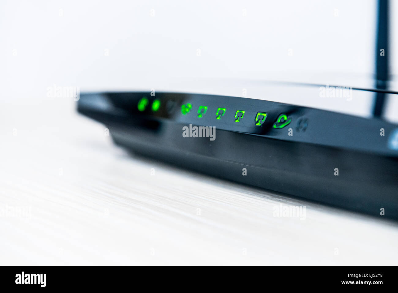 black, shiny router on white background Stock Photo - Alamy
