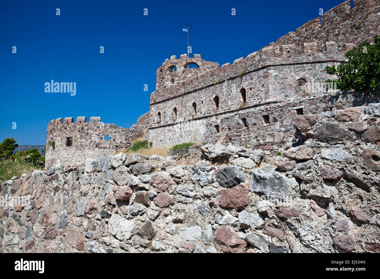 Castle of mytilene lesbos hi-res stock photography and images - Alamy