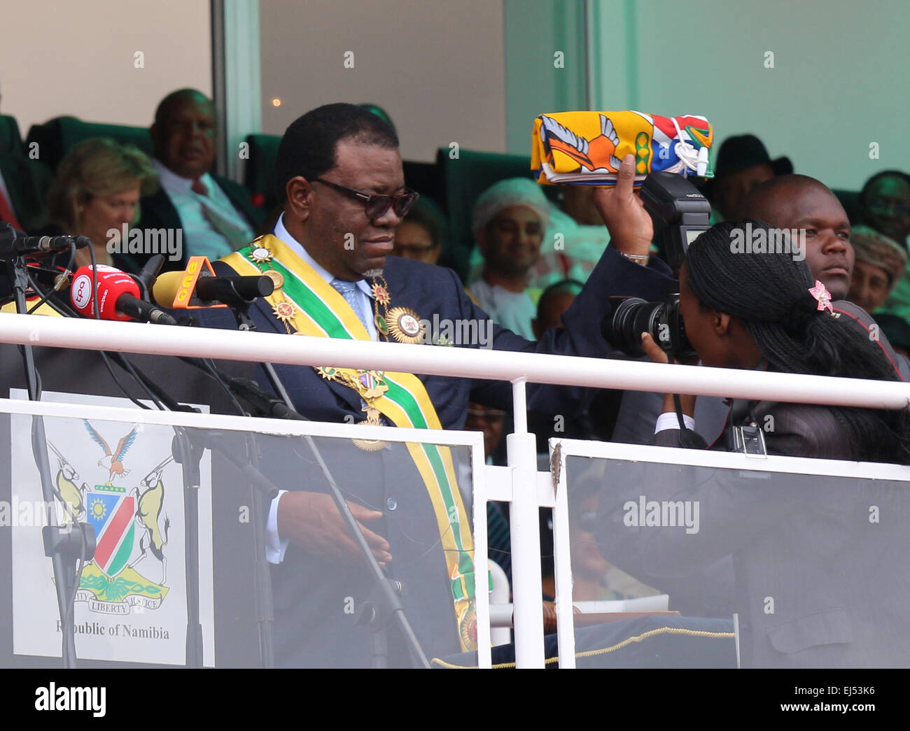 Hage geingob president of namibia hi-res stock photography and images ...