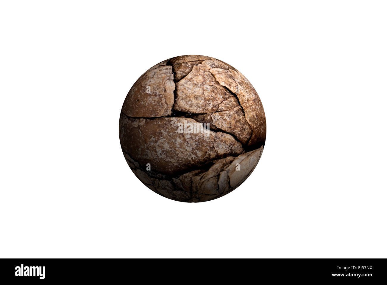 Illustration of a alien planet isolated on a white background Stock ...