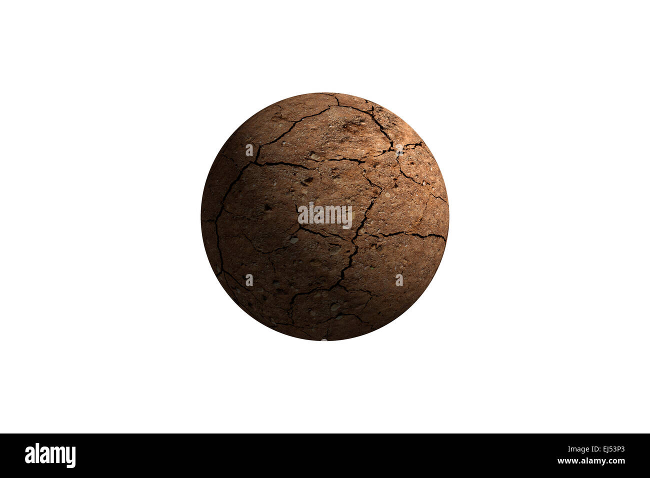 Illustration of a alien planet isolated on a white background Stock ...