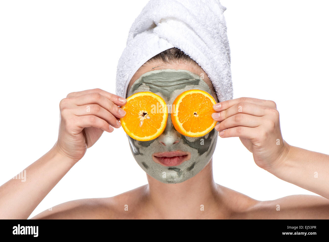 Orange facial skin hi-res stock photography and images - Alamy
