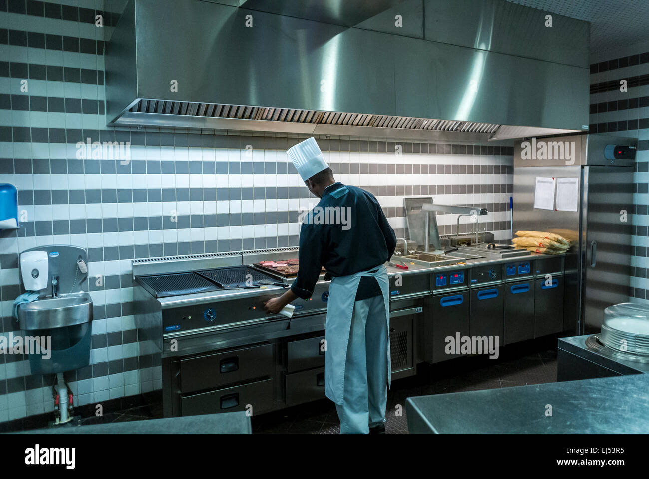 Professional kitchen inside french hi-res stock photography and images ...
