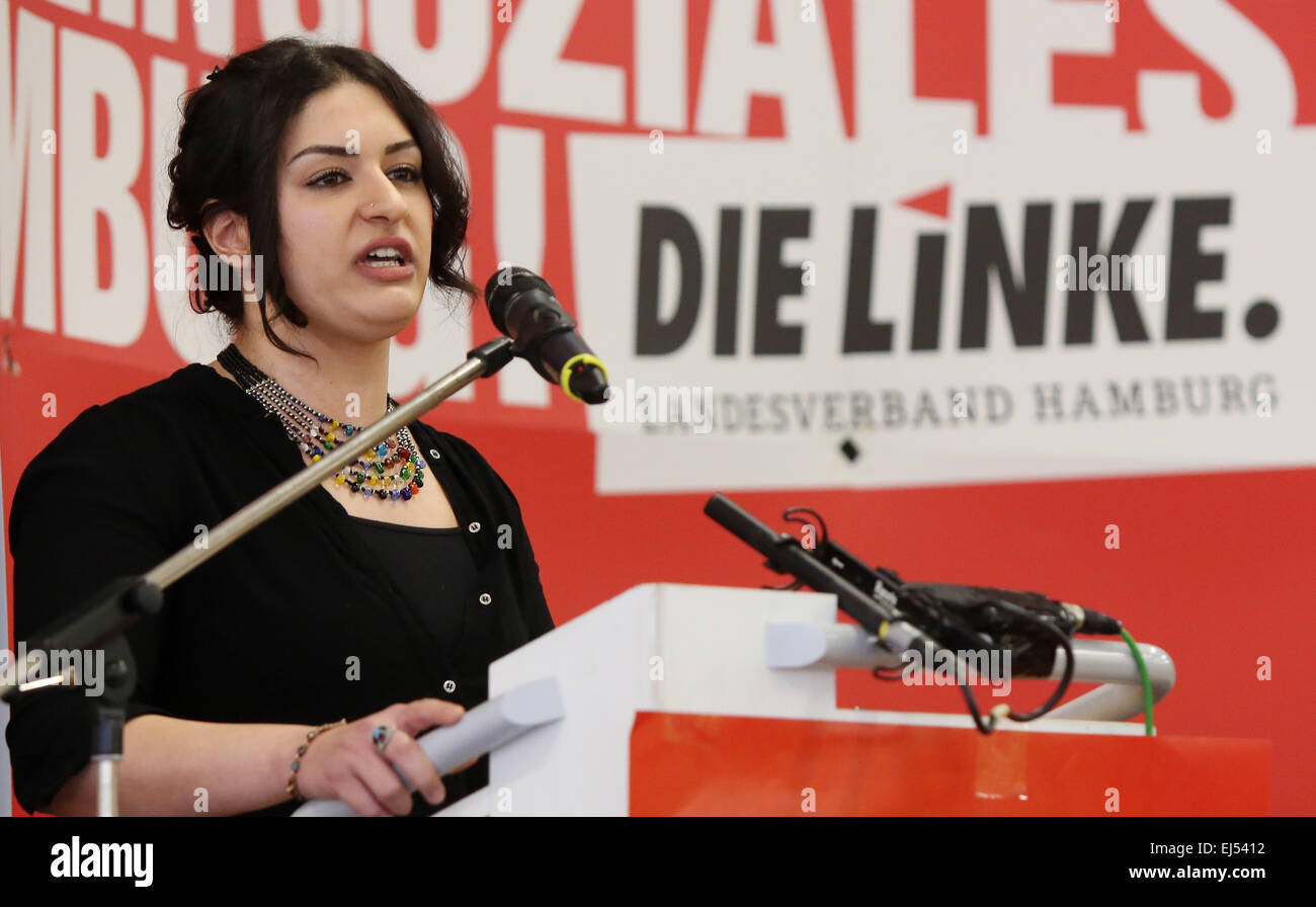 Parliamentary party leader of Die Linke in Hamburg, Cansu Oezdemir ...