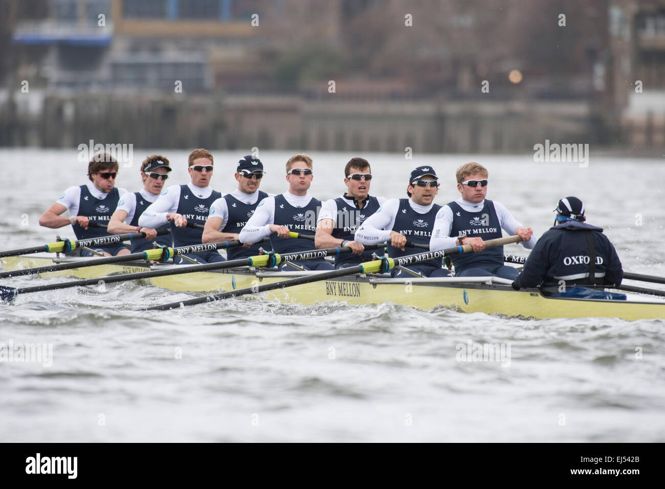 London, UK. 21st March, 2015. Oxford University Boat Club v Molesey ...