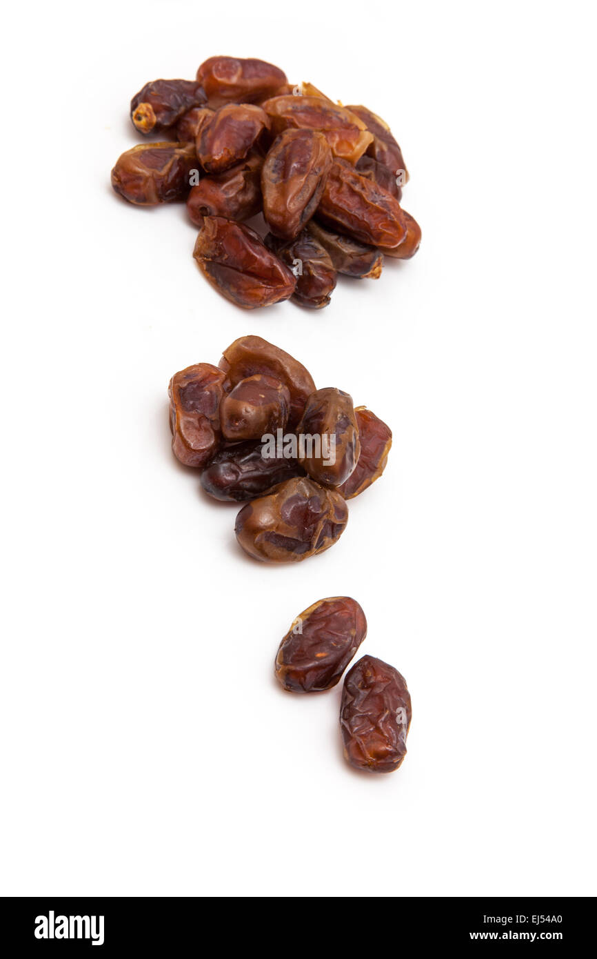 Halawi dates isolated on a white background. Halawi dates originate ...