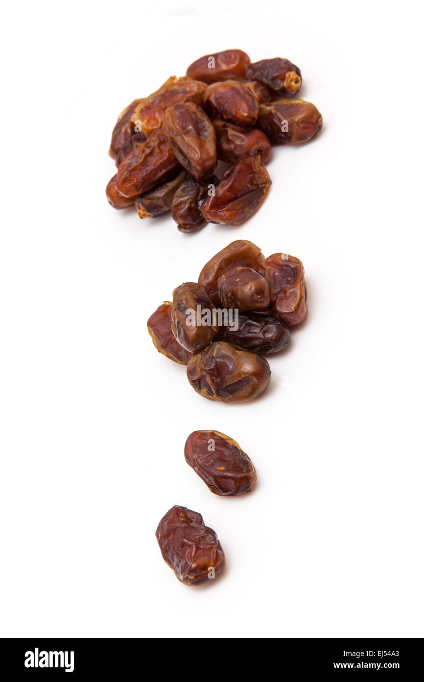 Halawi dates isolated on a white background. Halawi dates originate ...