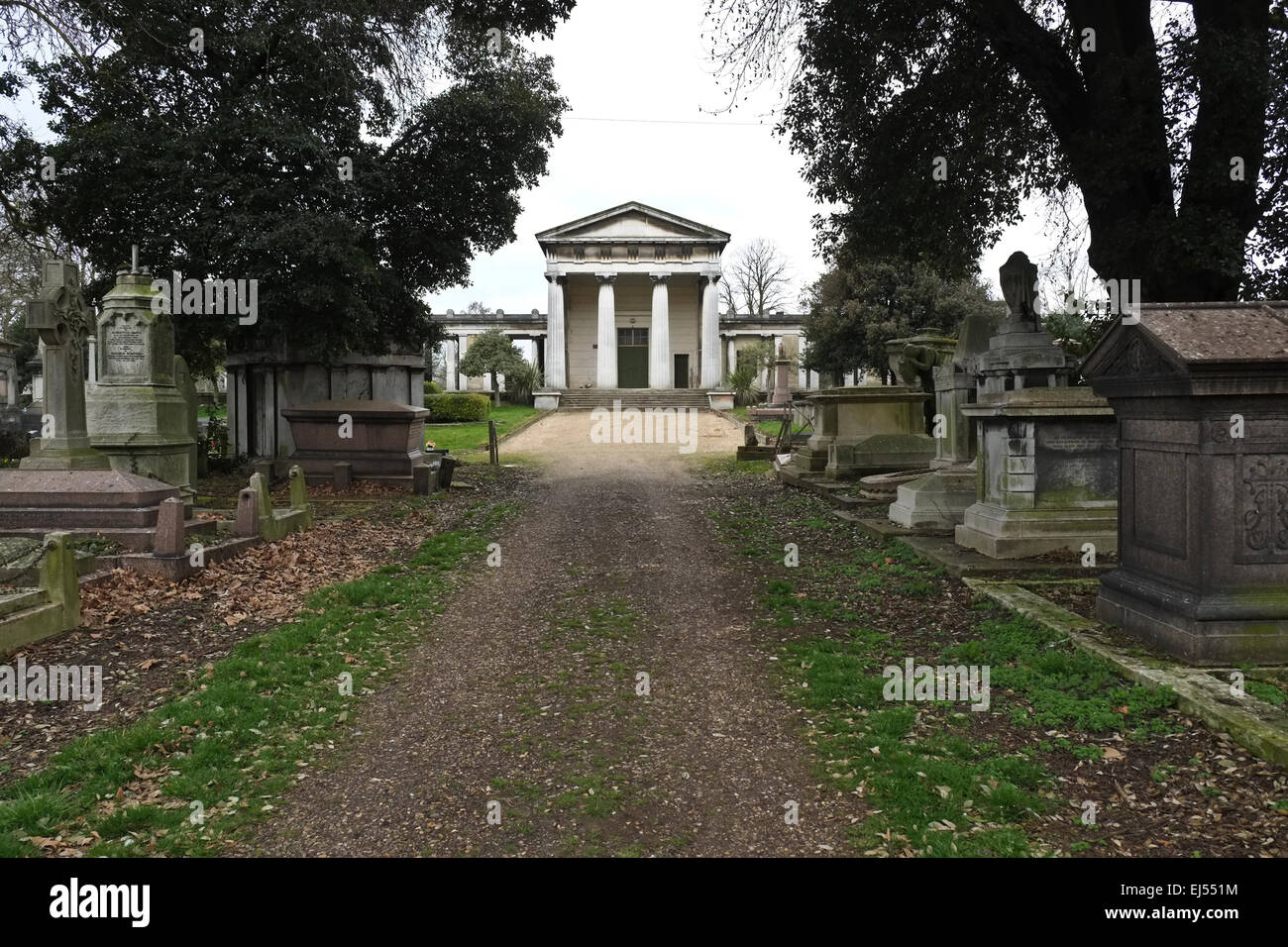 Kensal Green Cemetery Stock Photo - Alamy
