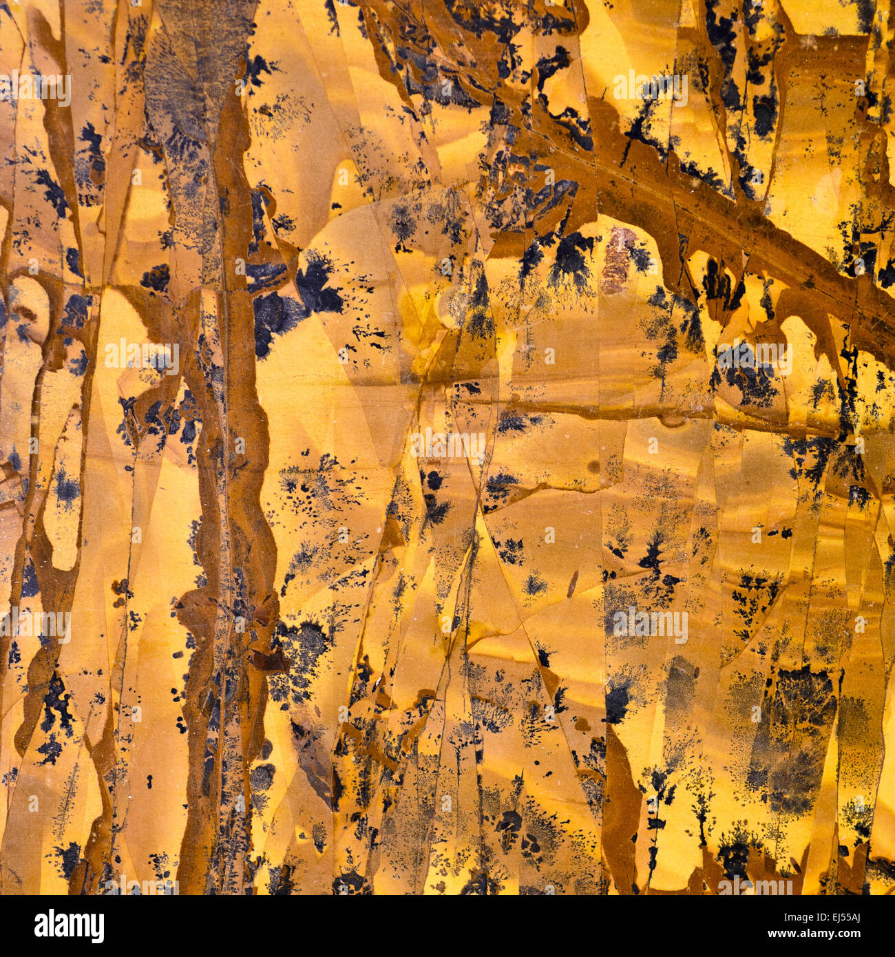 Backgrounds and textures: marble, surface of beautiful orange-yellow ...
