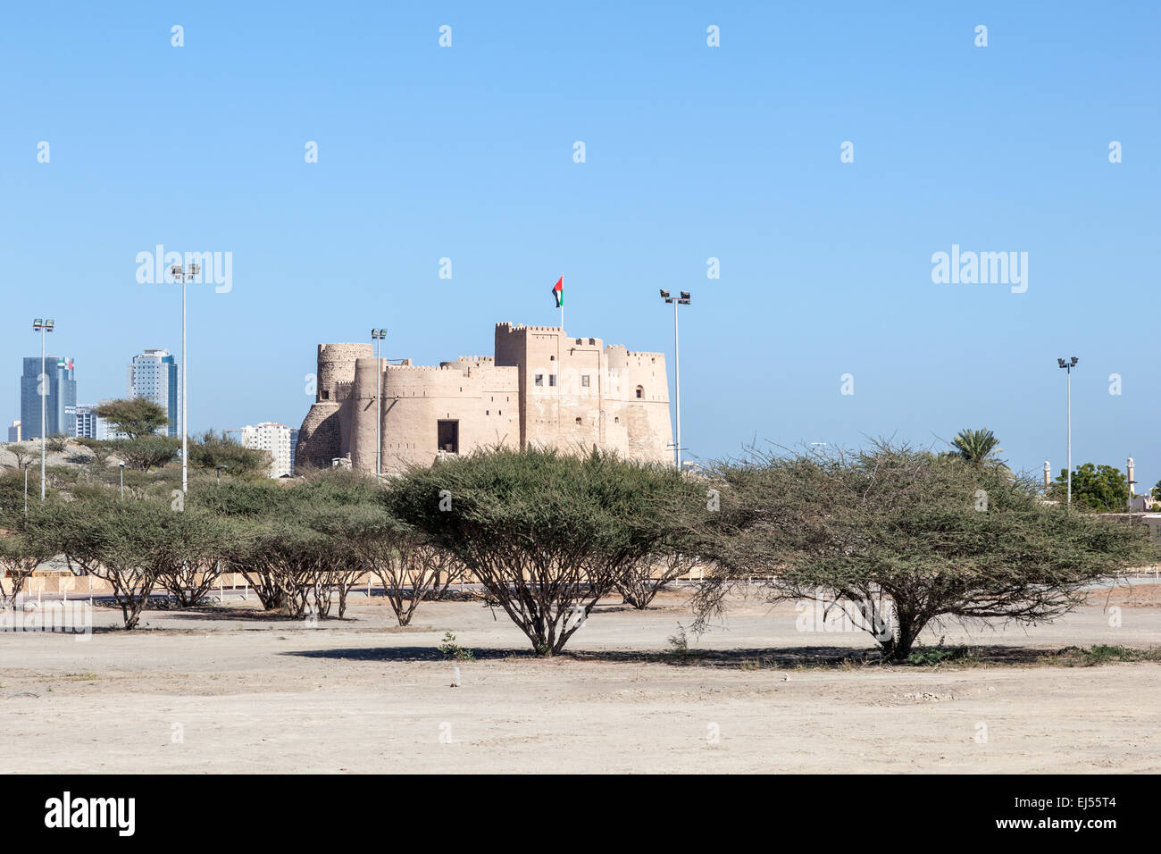 Historic fort in Fujairah, United Arab Emirates Stock Photo - Alamy
