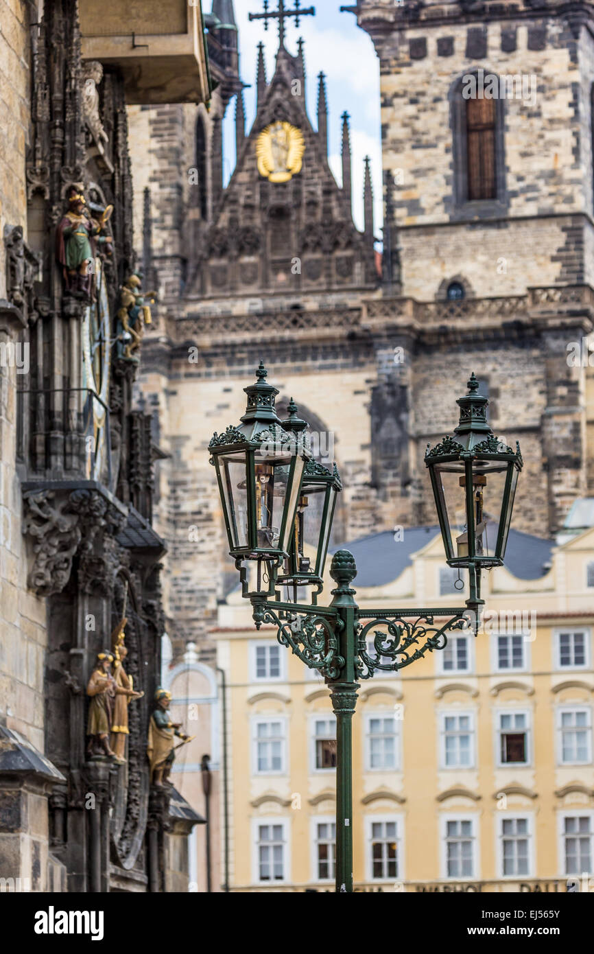 Prague, Old Town Hall (15th Century Stock Photo - Alamy