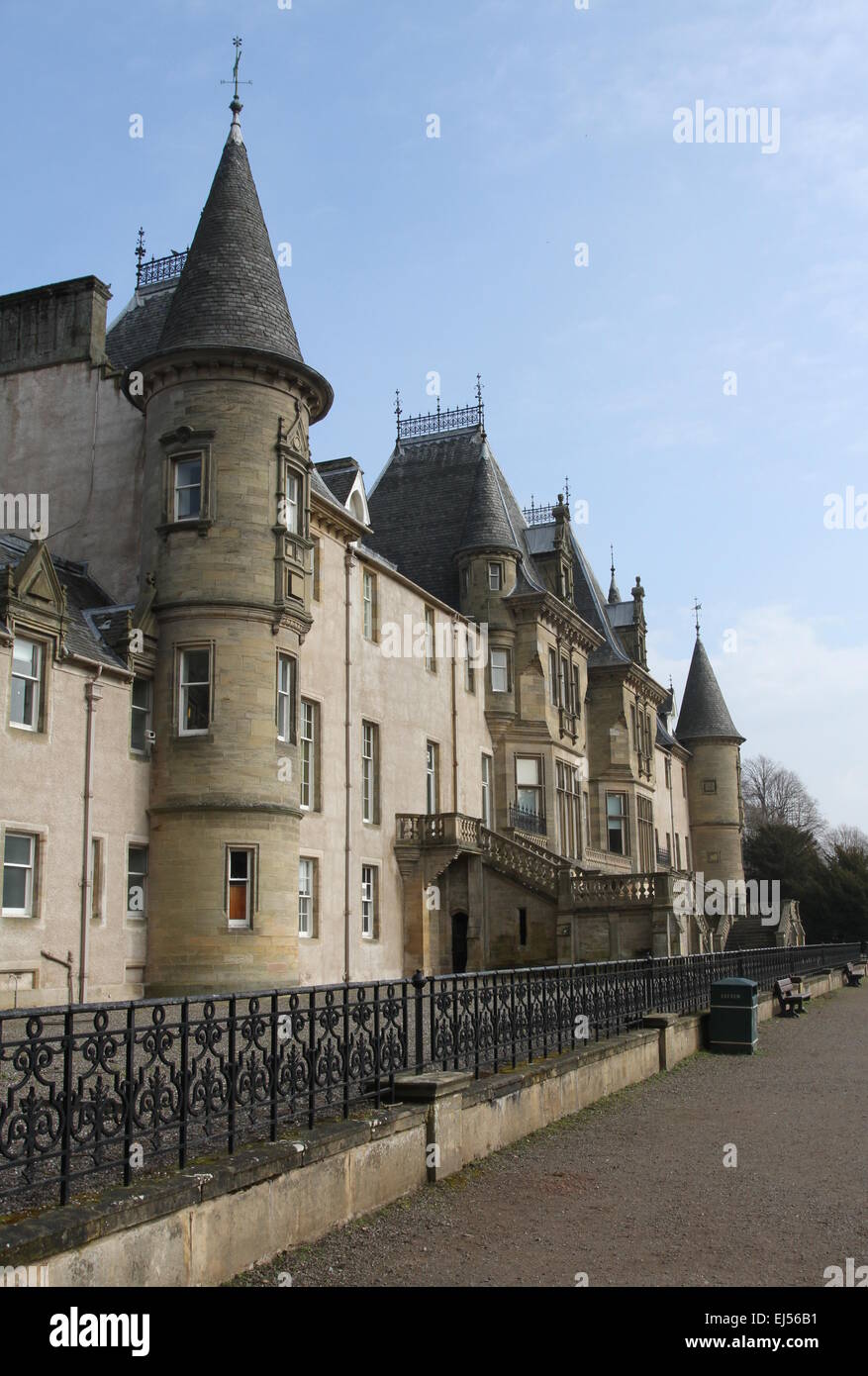 Exterior of Callendar House Falkirk Scotland March 2015 Stock Photo - Alamy