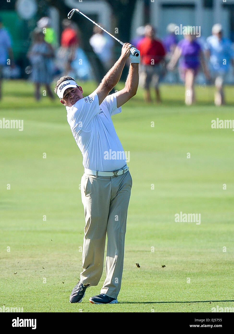 Orlando, Florida, USA. 21st Mar, 2015. Jason Bohn on the #1 fairway ...