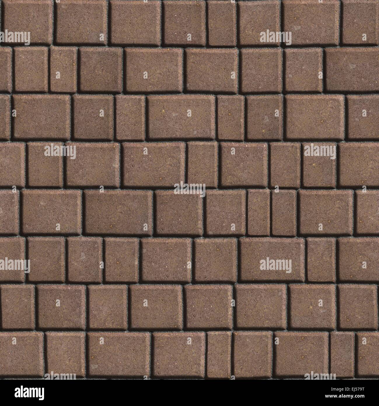 Brown Concrete Pavement Laid as Squares and Rectangles Stock Photo - Alamy