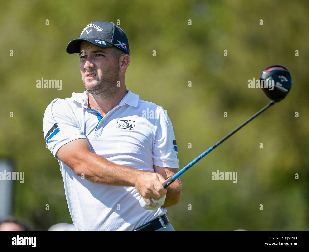 Orlando, Florida, USA. 21st Mar, 2015. Matt Every on the 9th tee during ...
