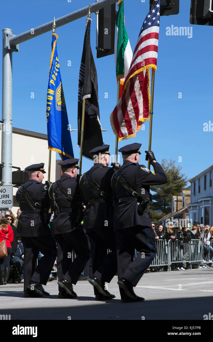 Boston police honor guard hi-res stock photography and images - Alamy