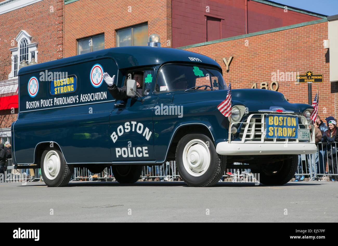 Boston police car hi-res stock photography and images - Alamy