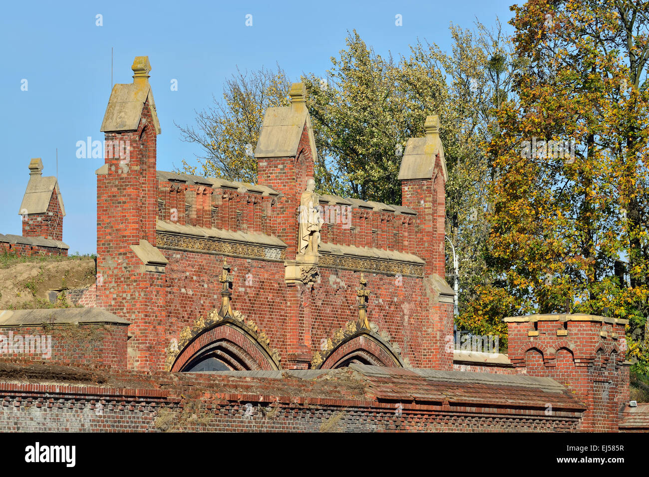 Friedland gate - fortifications of Koenigsberg, neo-gothic 19th century ...