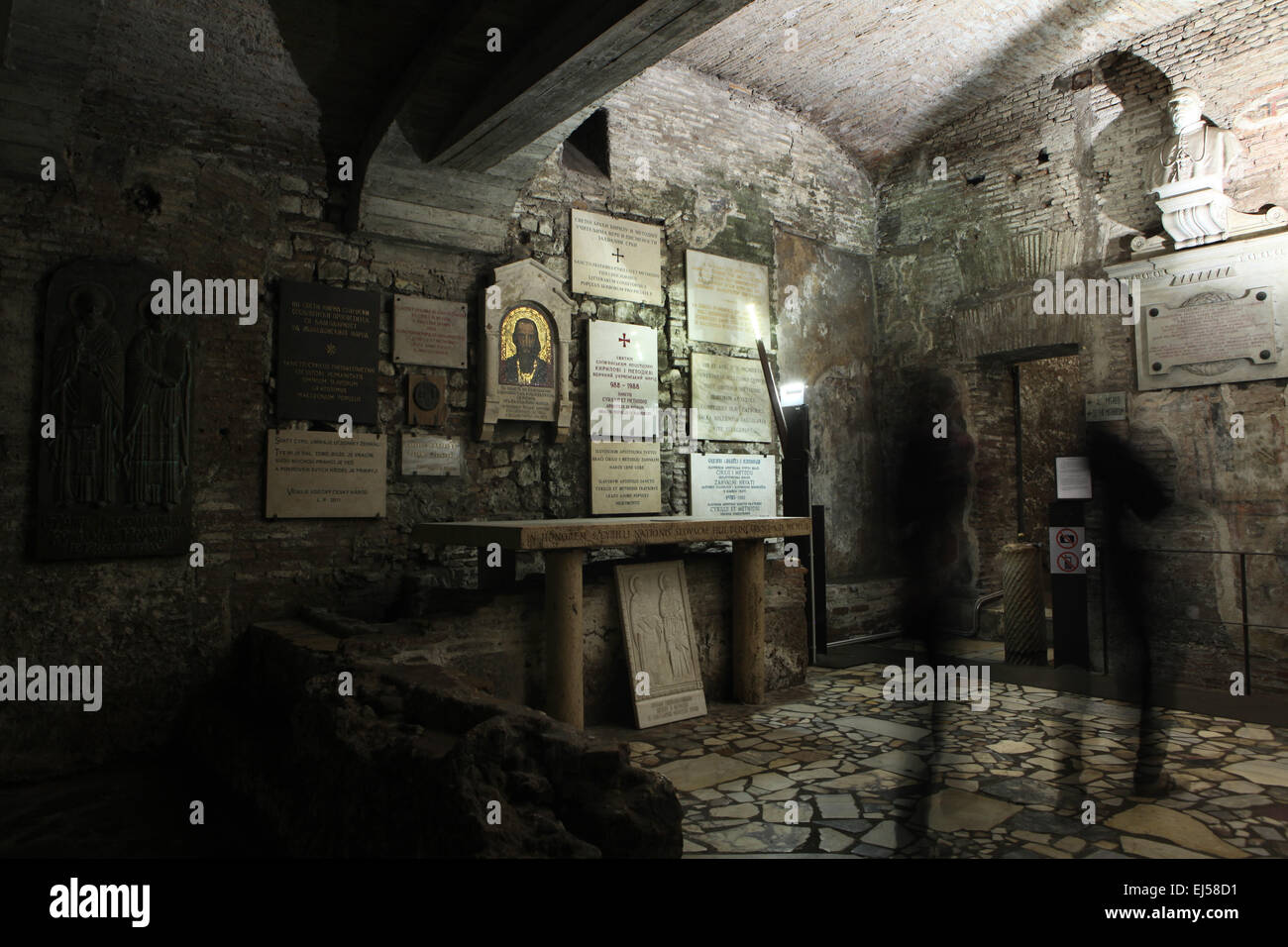 Altar on the place which is thought to be the burial place of Saint ...