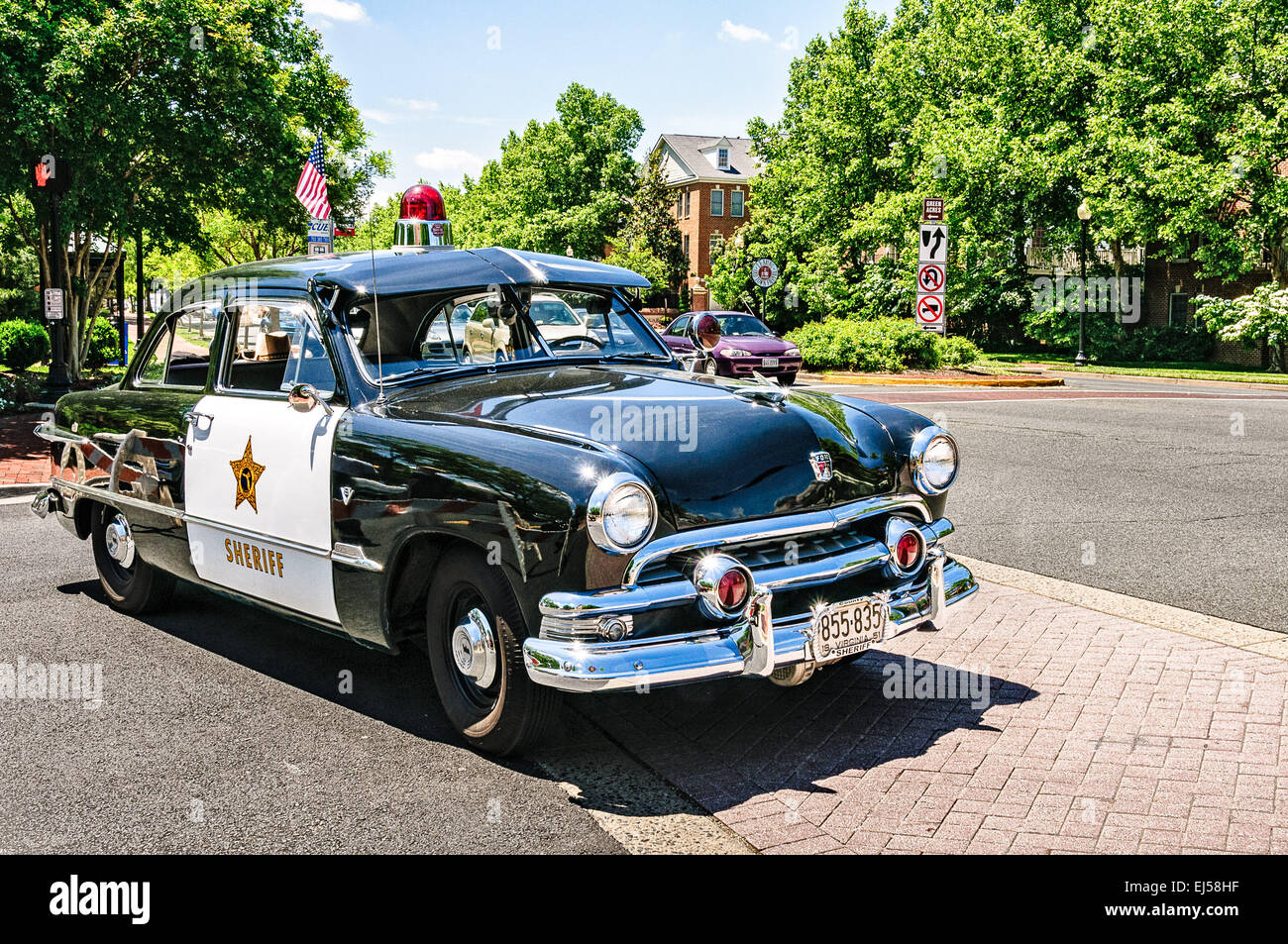 American police car 1950's High Resolution Stock Photography and Images ...