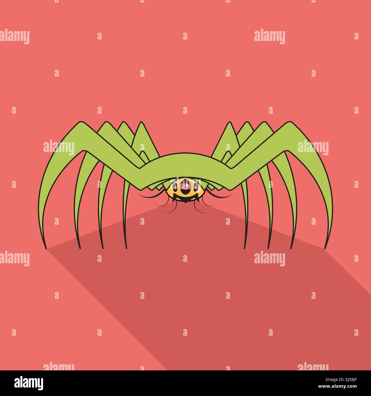 Spider animals cartoon illustration hi-res stock photography and images ...