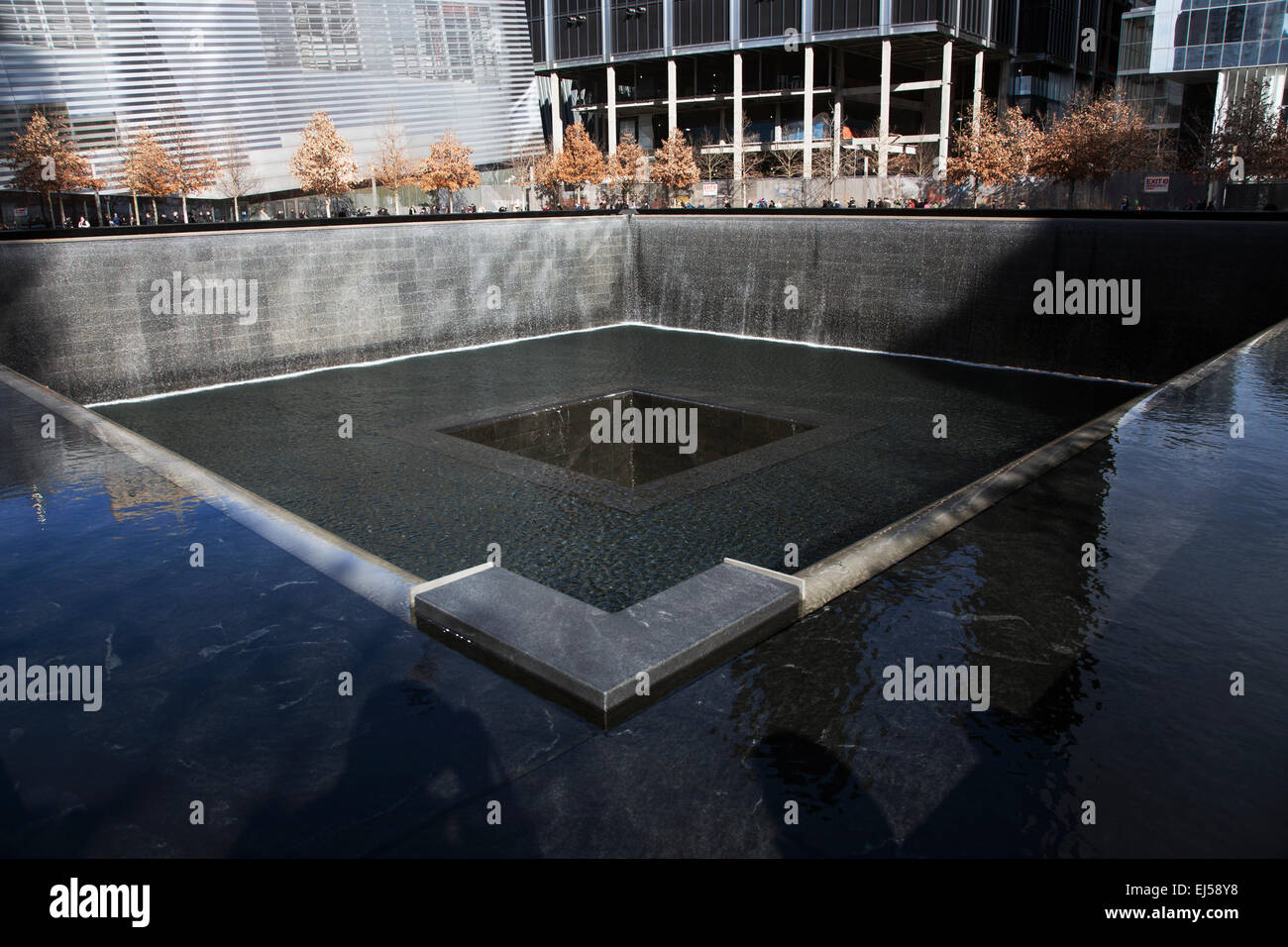 Waterfall Footprint of WTC, National September 11 Memorial, New York ...