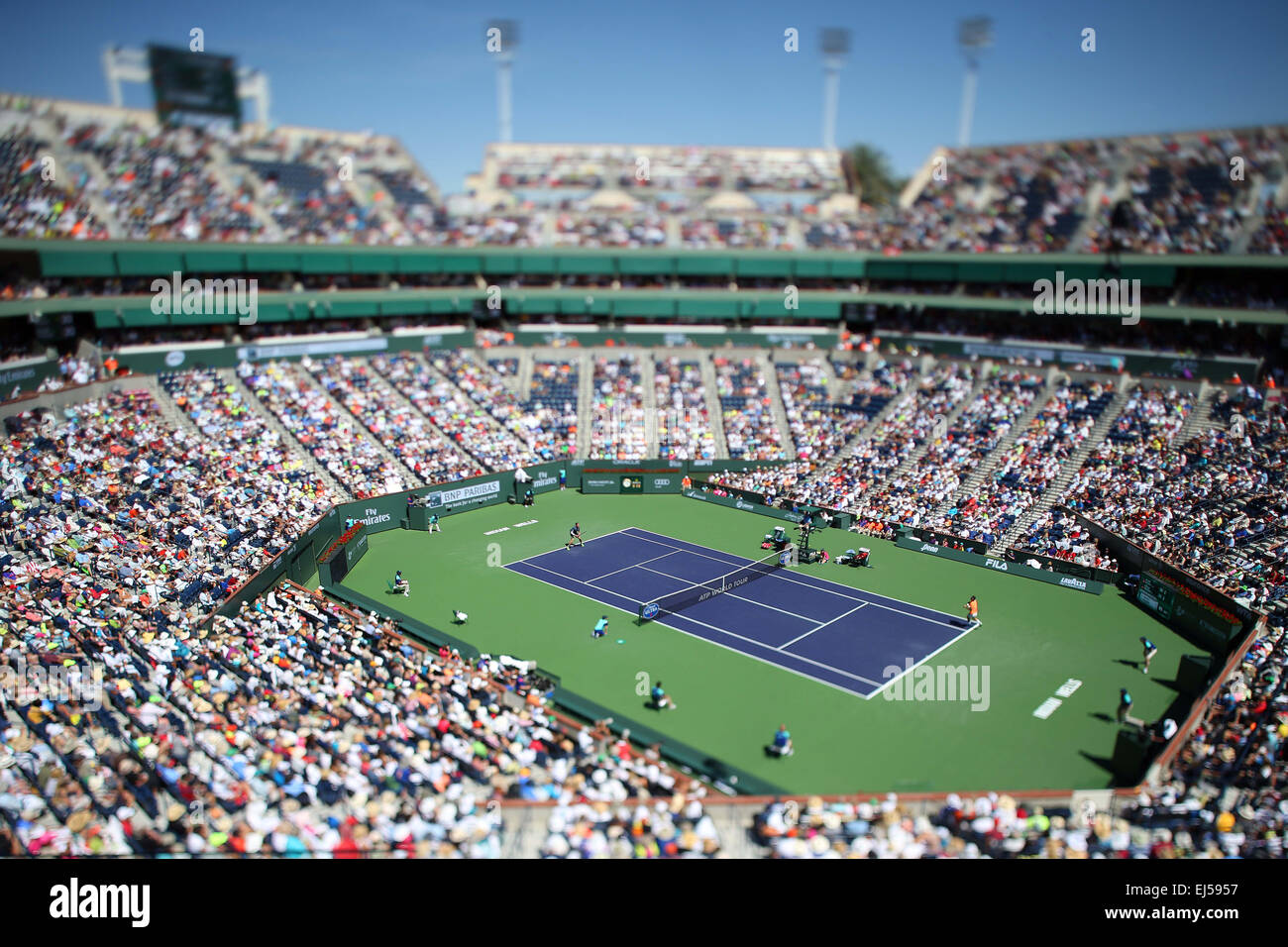 Indian Wells, California, USA. 21st Mar, 2015. General view of Stadium ...