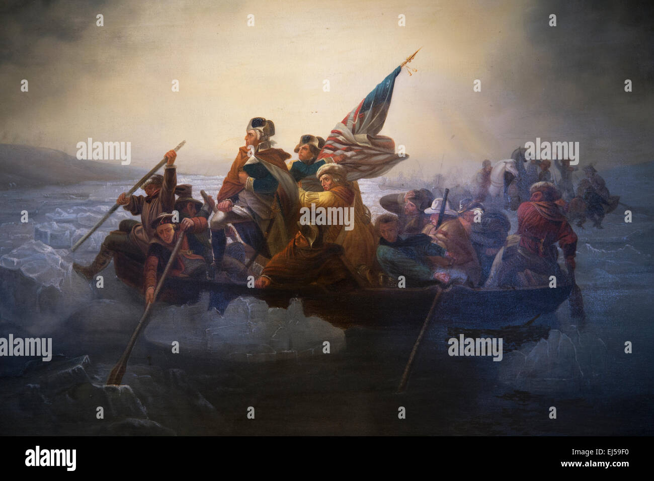 Copy of "Washington Crossing the Delaware" by Emanuel Leutze, Abbot ...