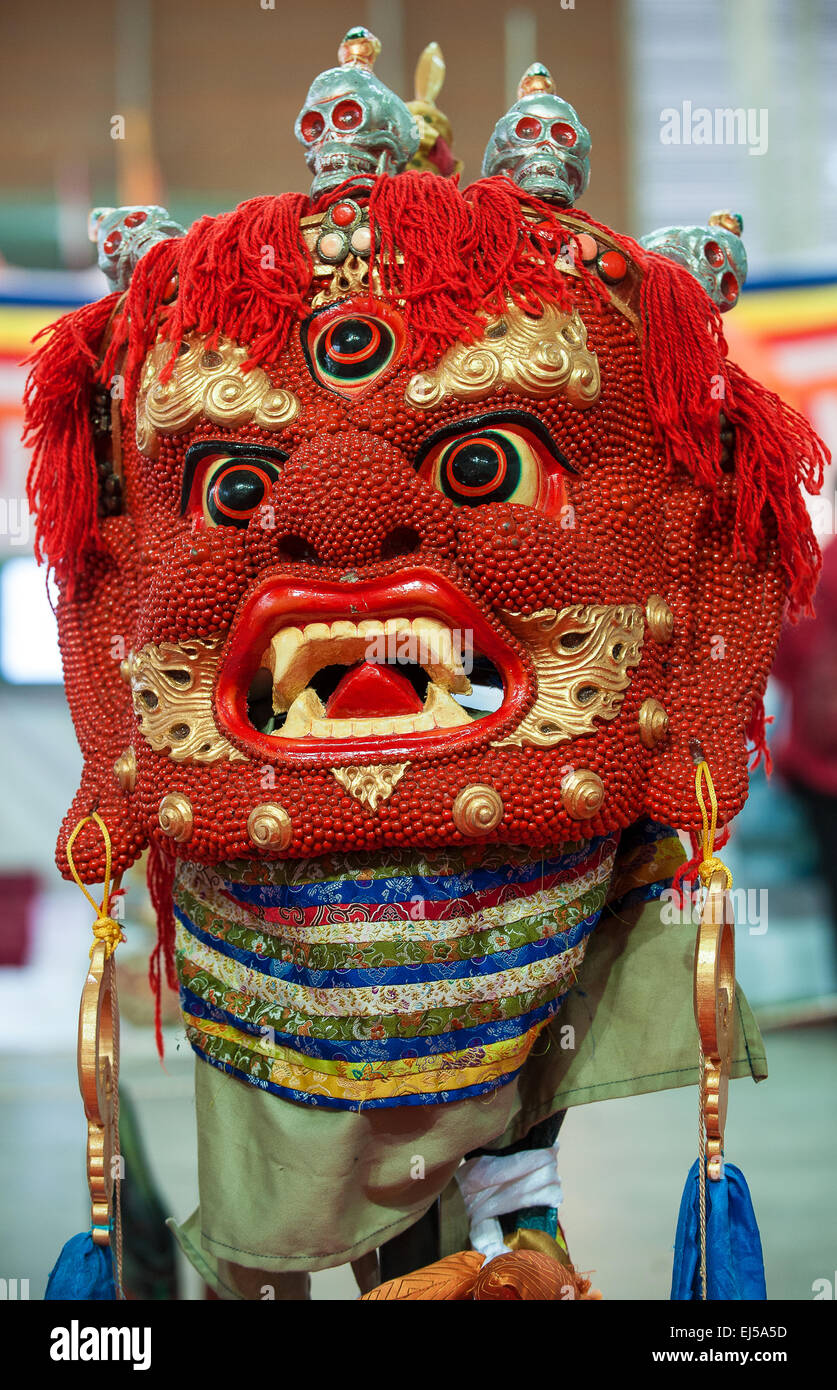 Mongolian mask hi-res stock photography and images - Alamy
