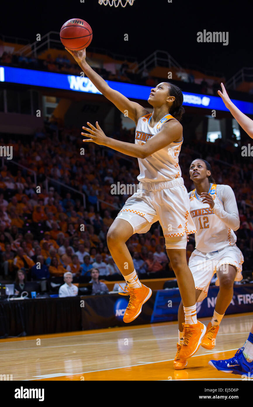 March 21, 2015: Jaime Nared #31 of the Tennessee Lady Volunteers shoots ...