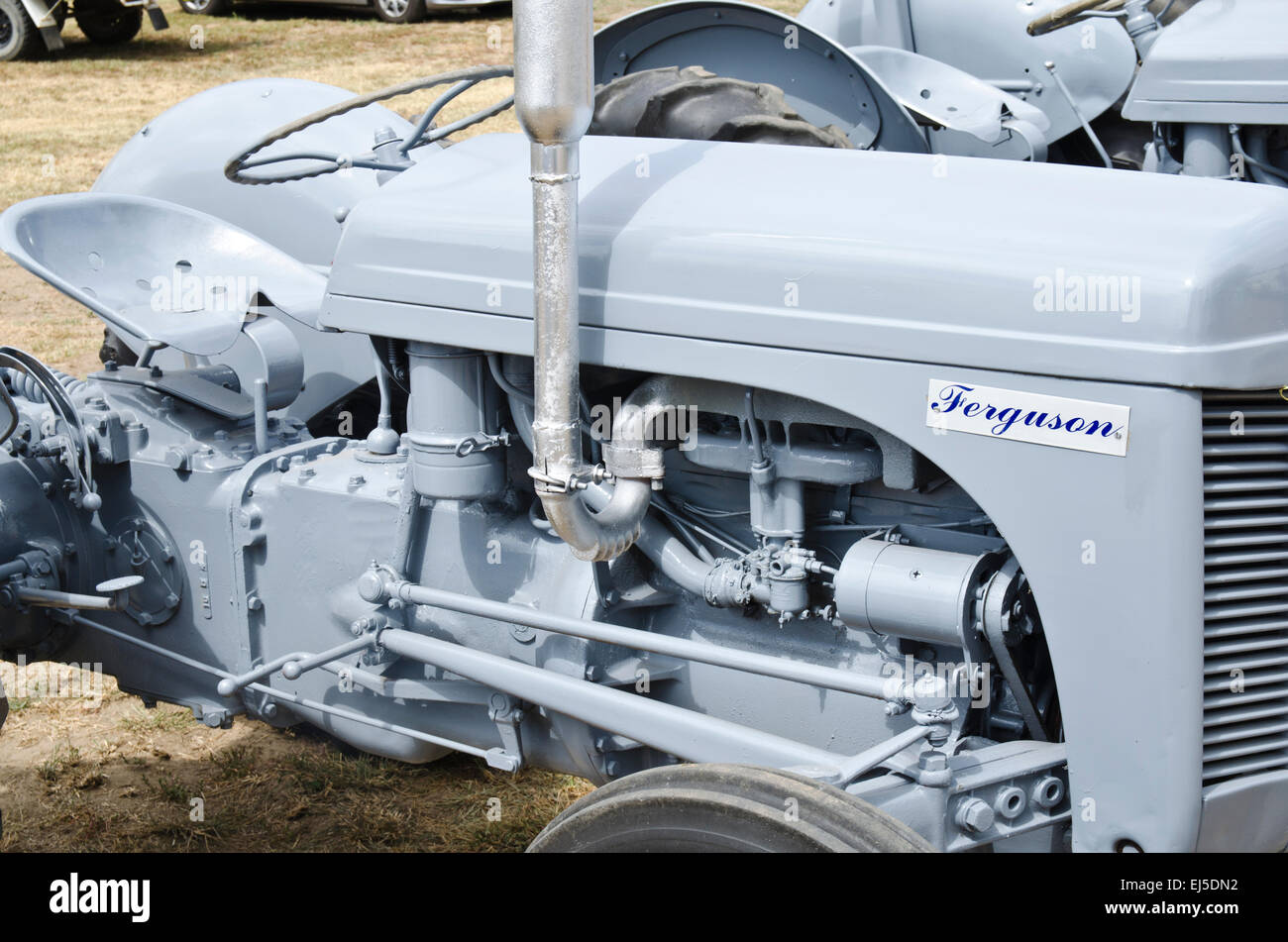 Close up of an old Ferguson Tractor engine Stock Photo - Alamy