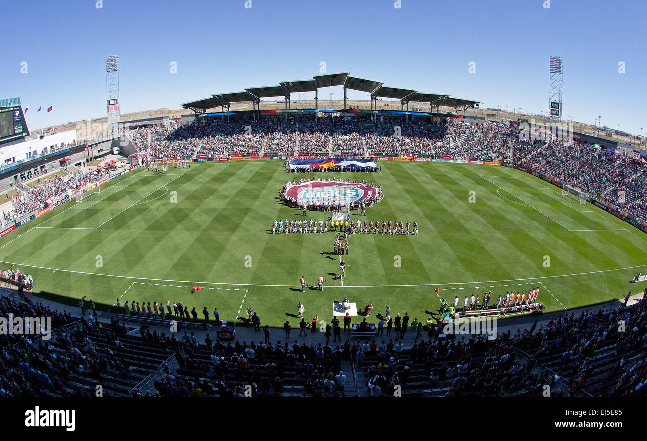 Commerce City, Colorado, USA. 21st Mar, 2015. Rapids fans fill the ...