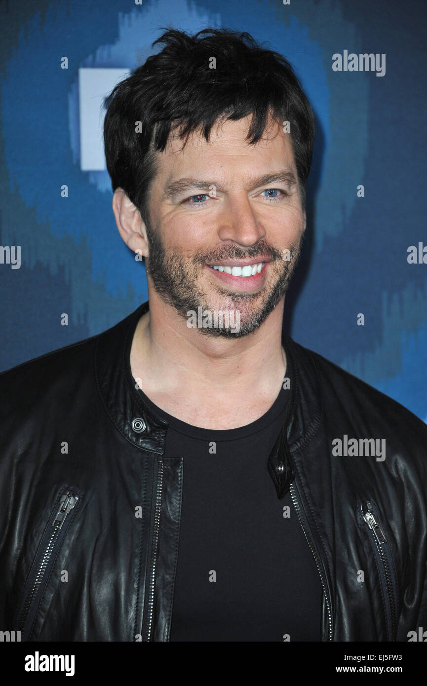 PASADENA, CA - JANUARY 17, 2015: Singer Harry Connick Jr. at the Fox ...