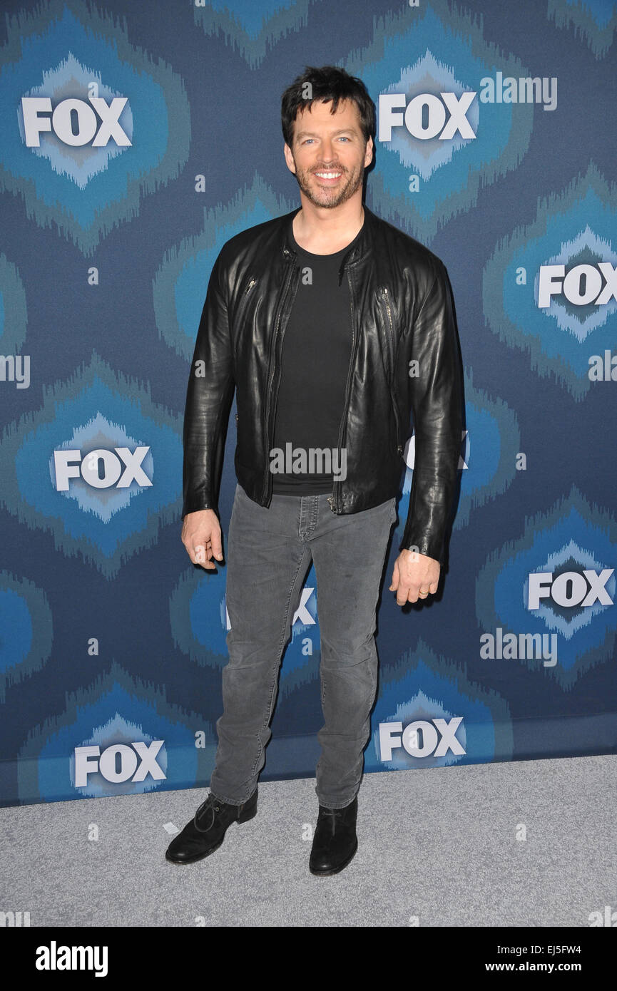 PASADENA, CA - JANUARY 17, 2015: Singer Harry Connick Jr. at the Fox ...