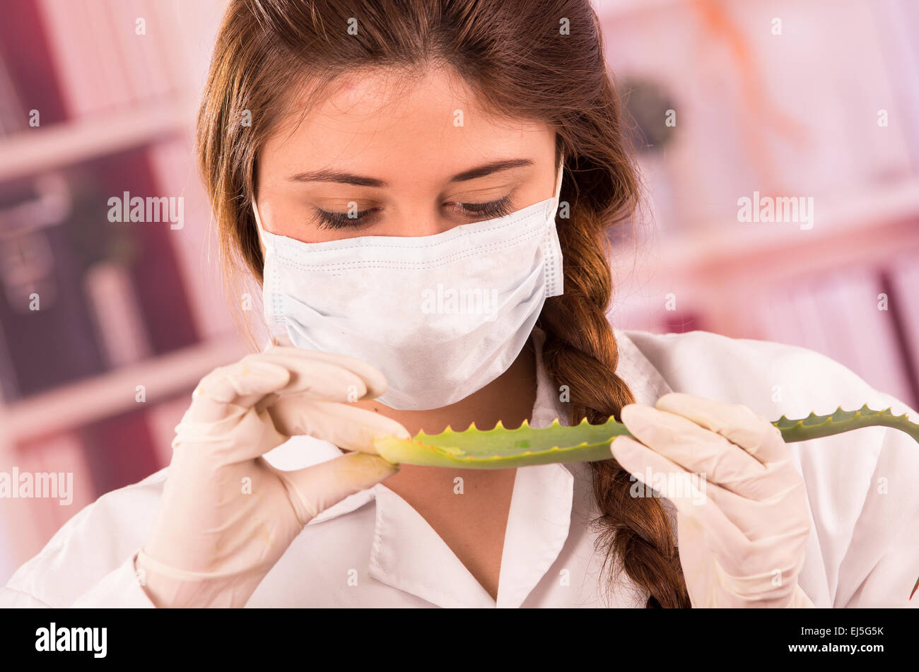 Female biologist, nature hi-res stock photography and images - Alamy